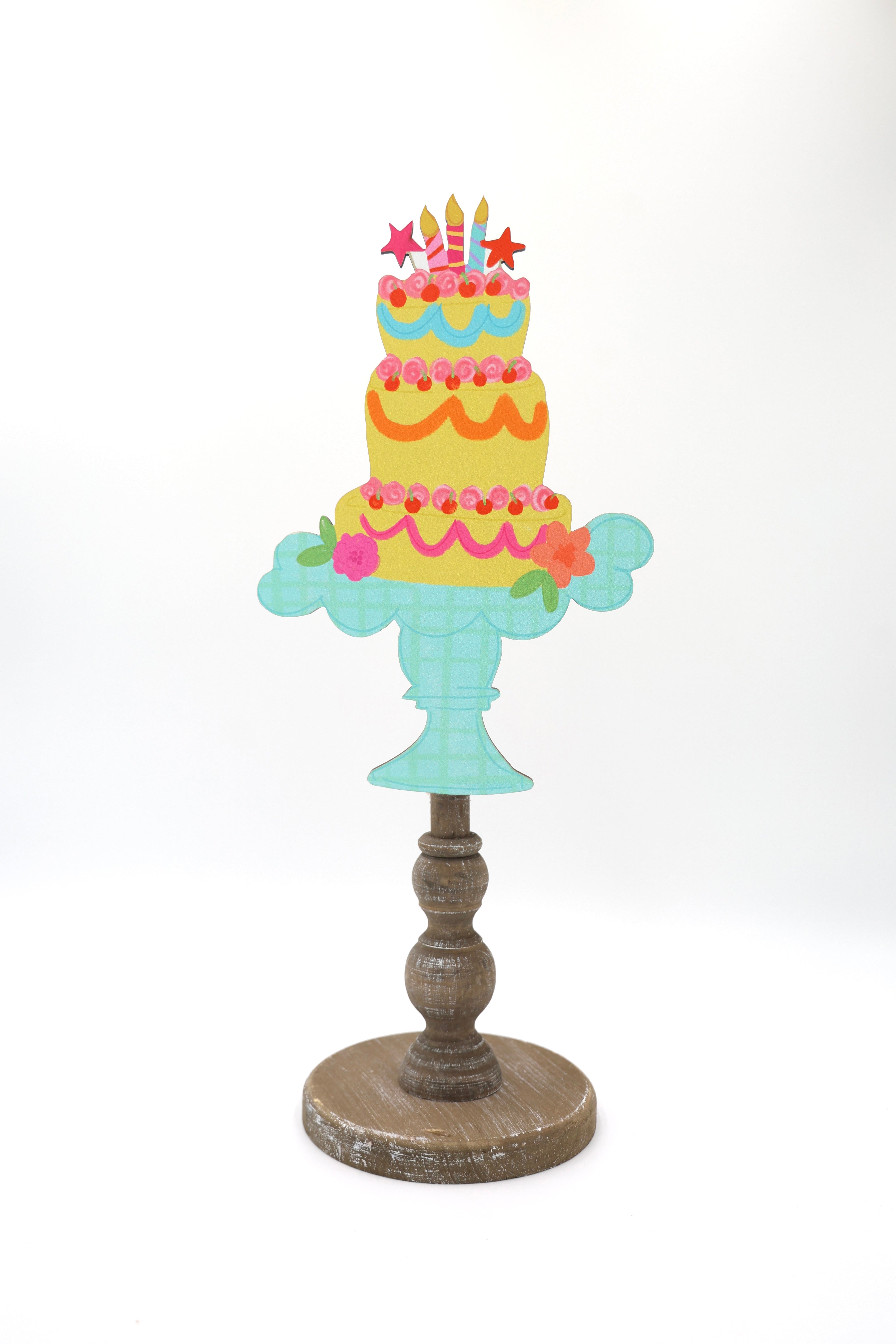 Colorful Tiered Cake Topper – Doodles by Rebekah