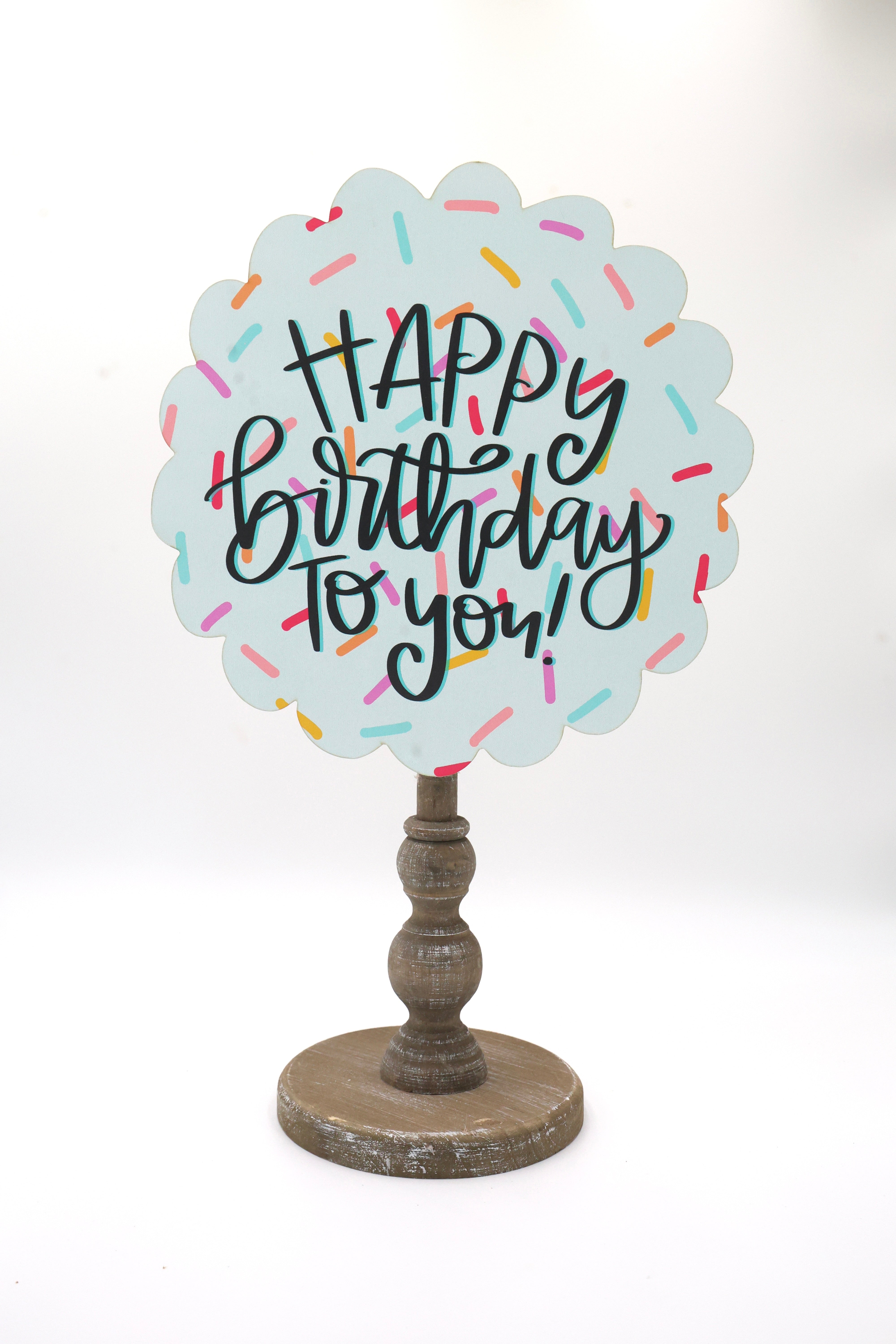 Happy Birthday to You Scallop Topper – Doodles by Rebekah