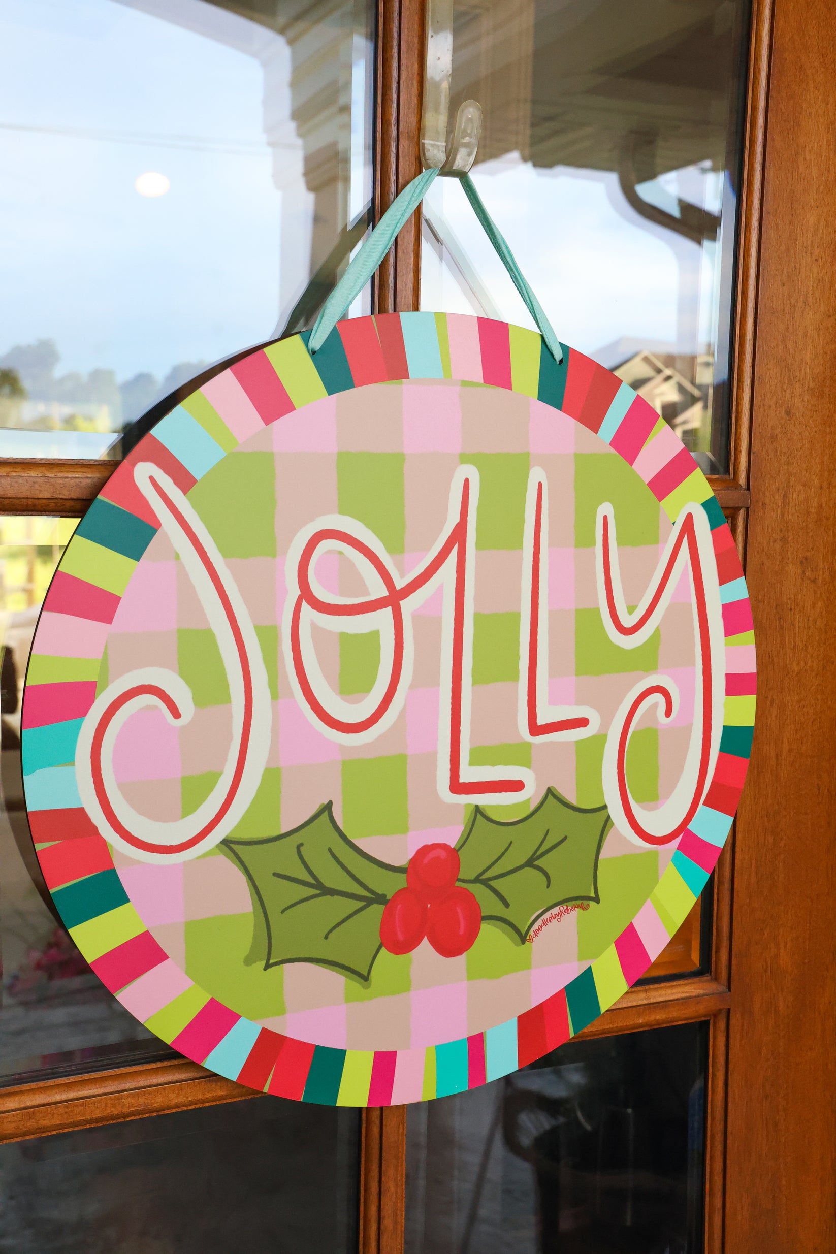 Jolly Jewel Tone Doorhanger – Doodles by Rebekah
