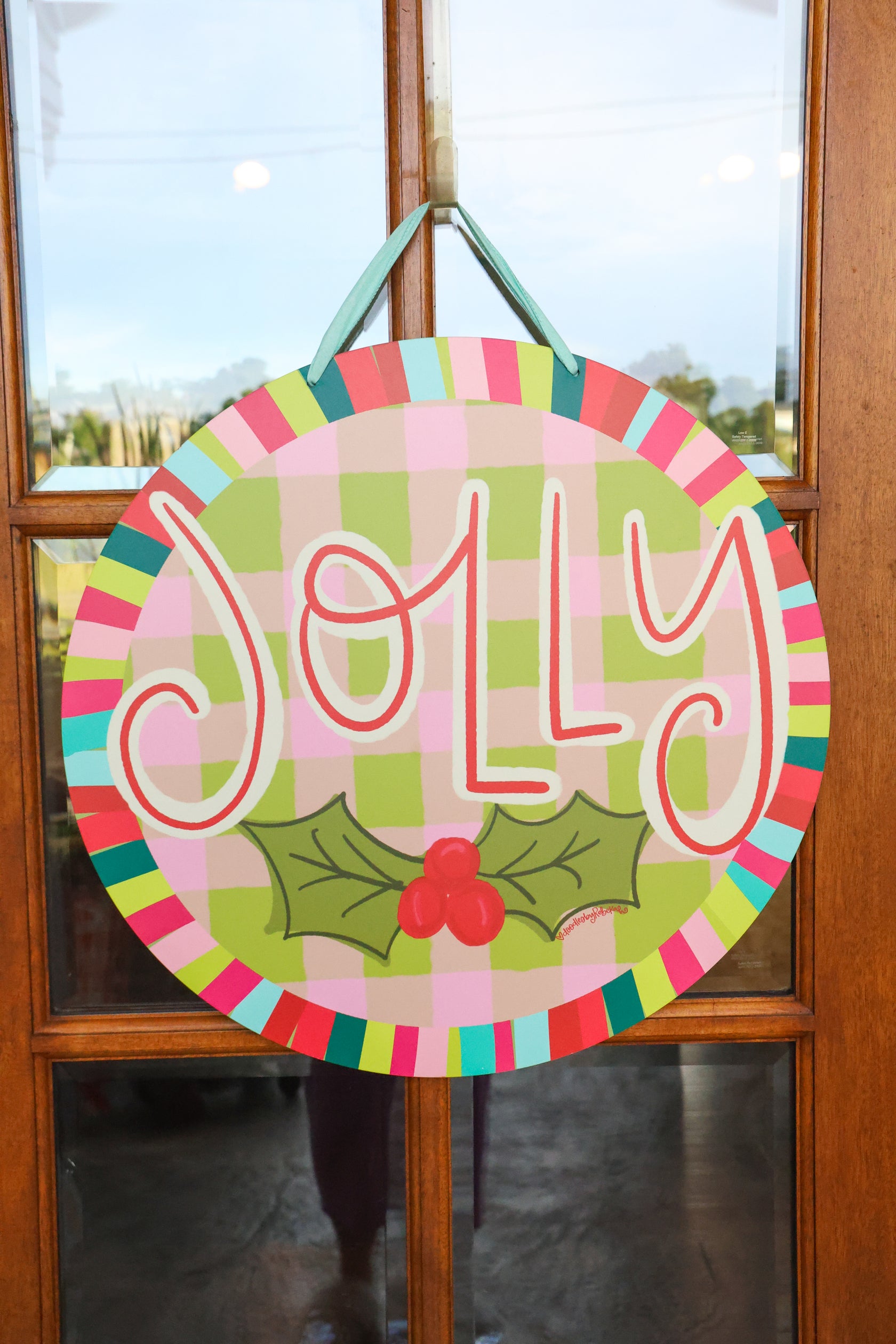 Jolly Jewel Tone Doorhanger – Doodles by Rebekah