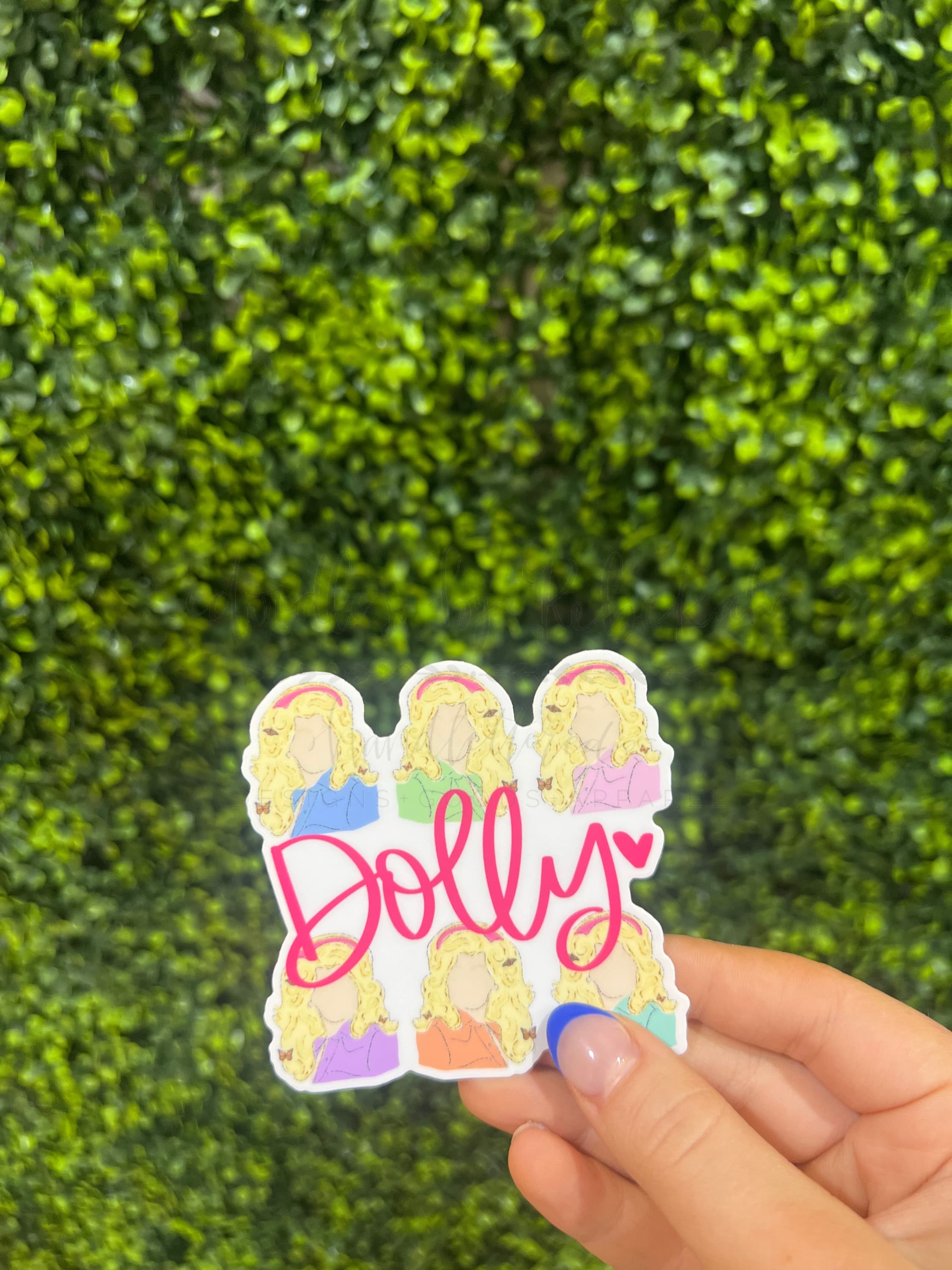 Doodles by Rebekah - Dolly Parton Pop Art Sticker