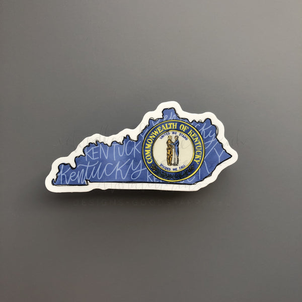 Doodles by Rebekah - KY Commonwealth Sticker