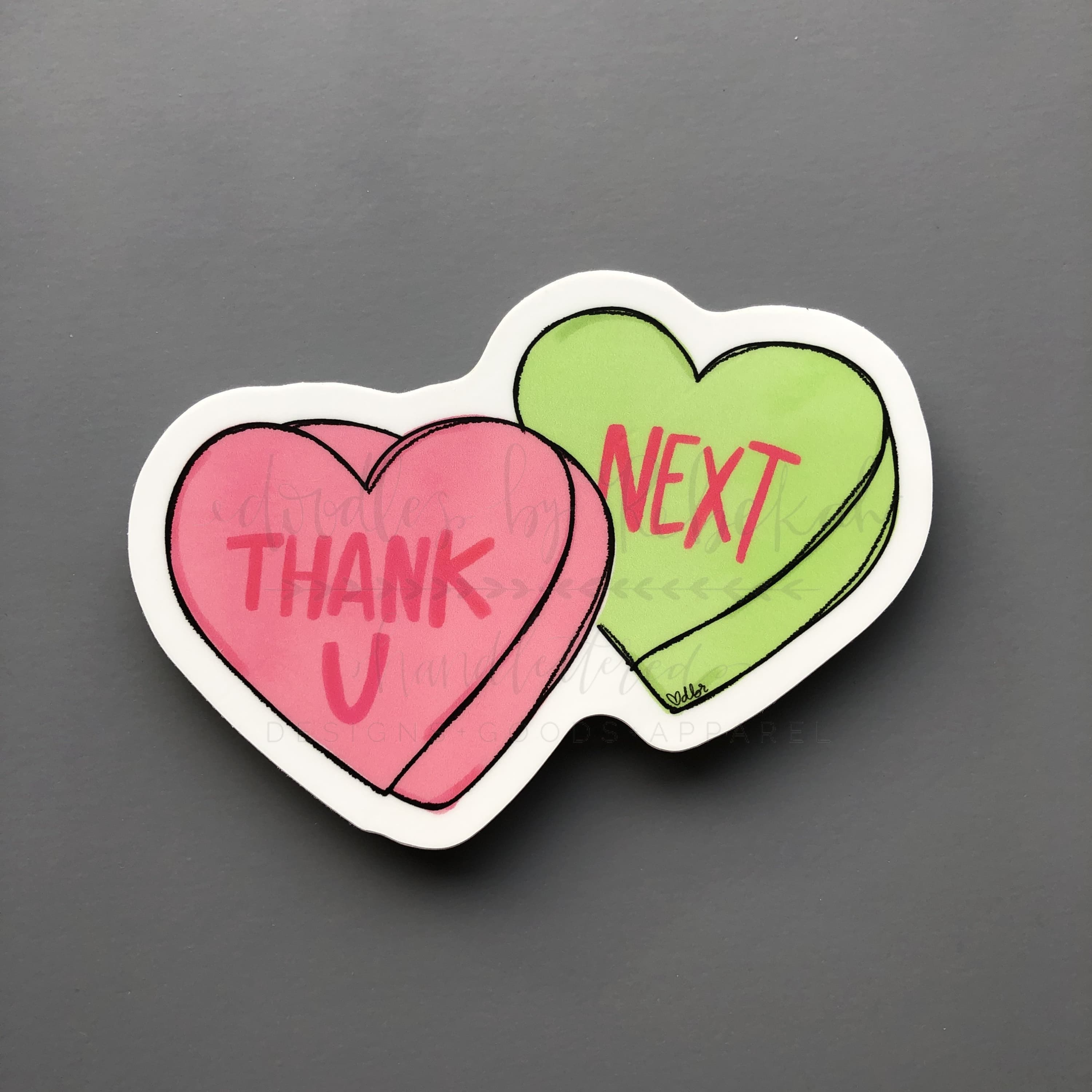 Doodles by Rebekah - Thank U Next Sticker