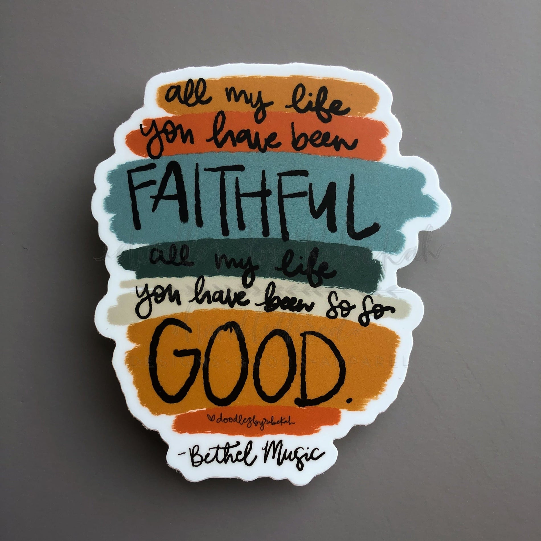 Doodles by Rebekah - Goodness of God Sticker