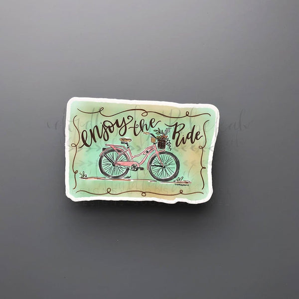 Doodles by Rebekah - Enjoy the Ride Sticker