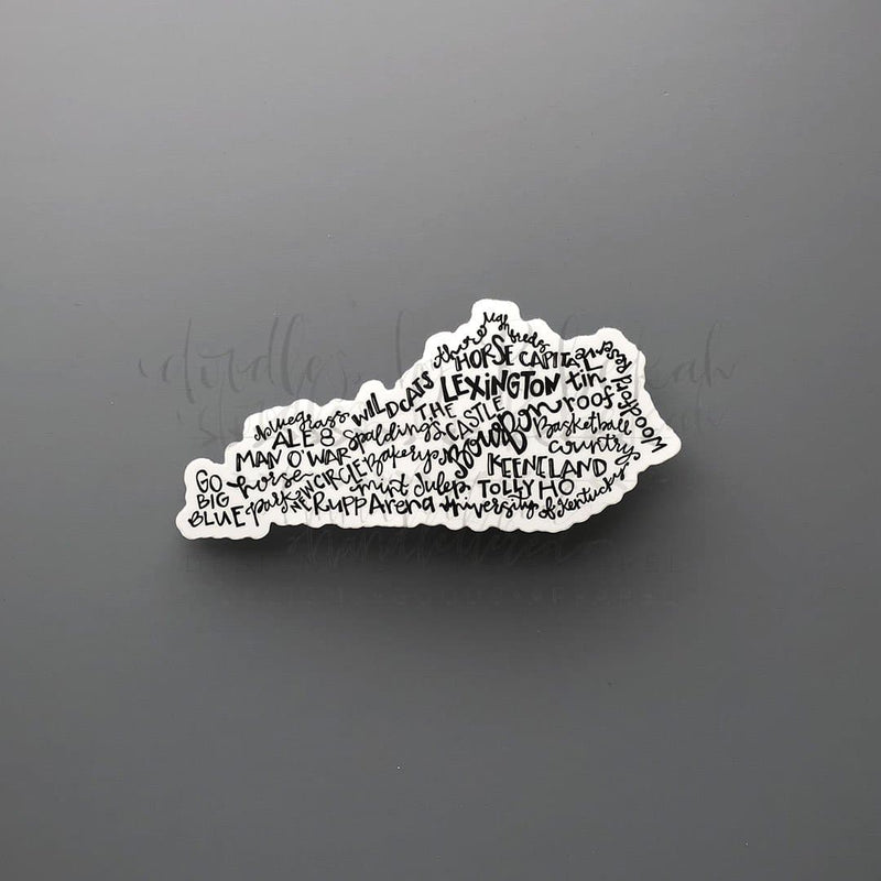 Doodles by Rebekah - Lexington KY Word Art Sticker