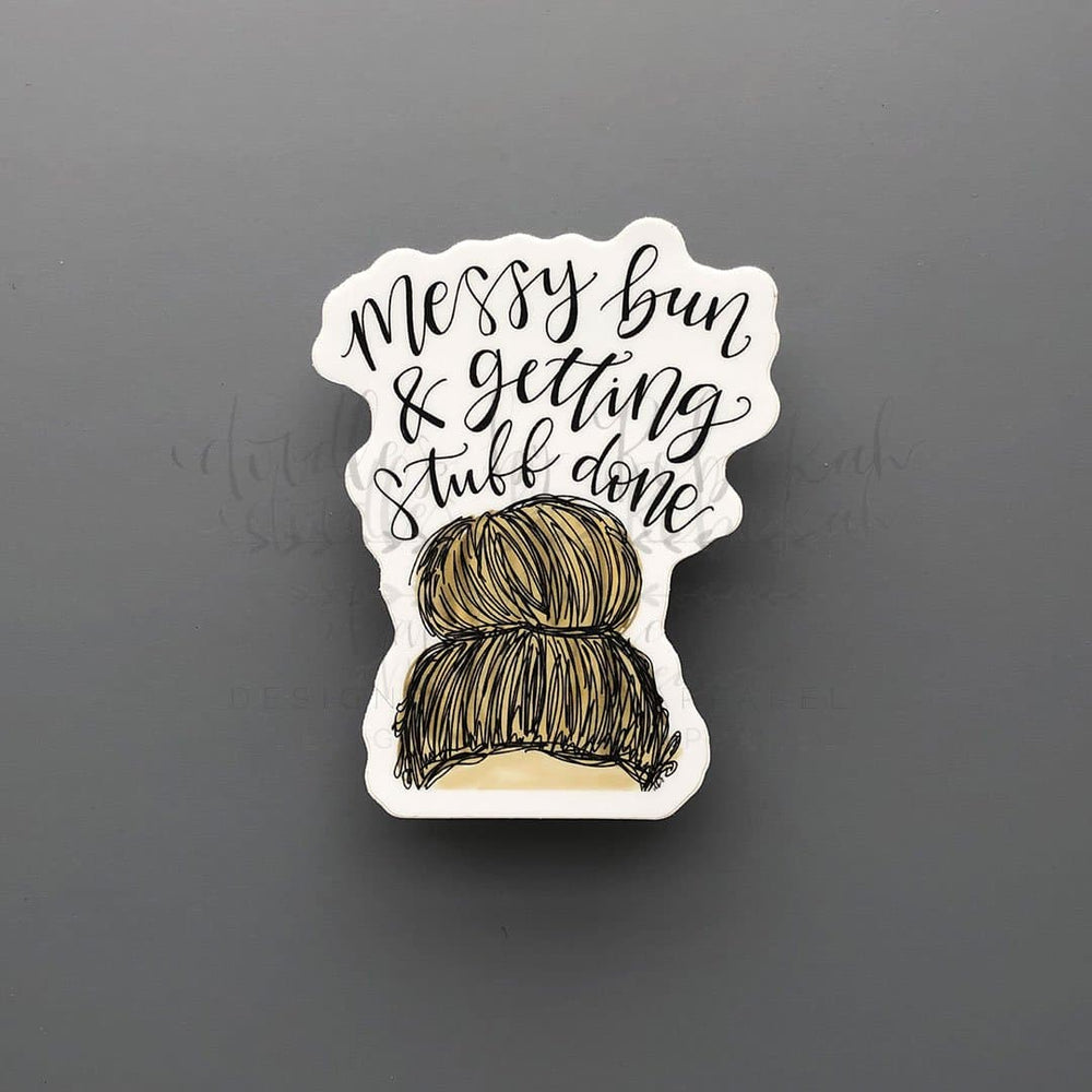 Doodles by Rebekah - Messy Bun Sticker