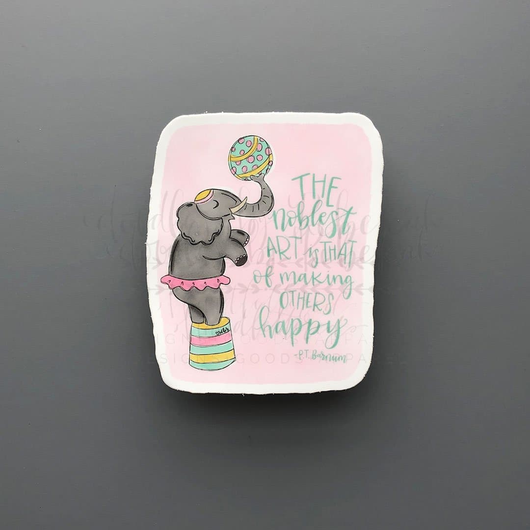 Doodles by Rebekah - PT Barnum Sticker